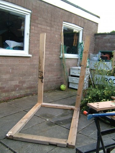 Step by step picture of building a wooden kicker - Pinkbike Forum