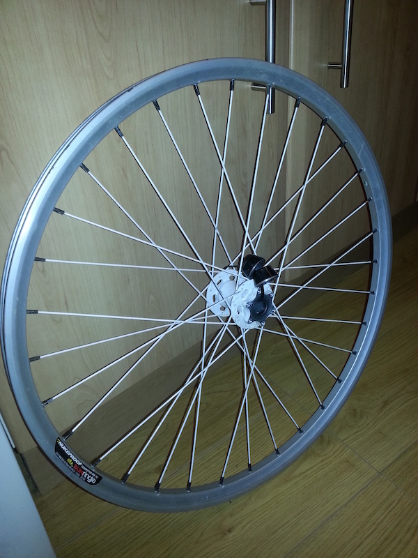 Front DH wheel 20mm 6 bolt, hand built, custom, Nukeproof, H For Sale