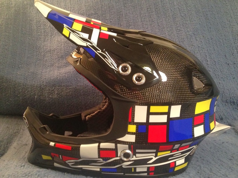 T.H.E. Industries T2 Carbon FF Helmet Sz Small 1000g For Sale
