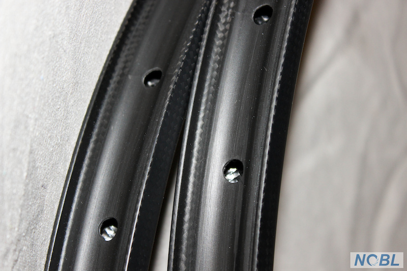 New 3K Matte 35mm Carbon 650b (27.5") rims For Sale