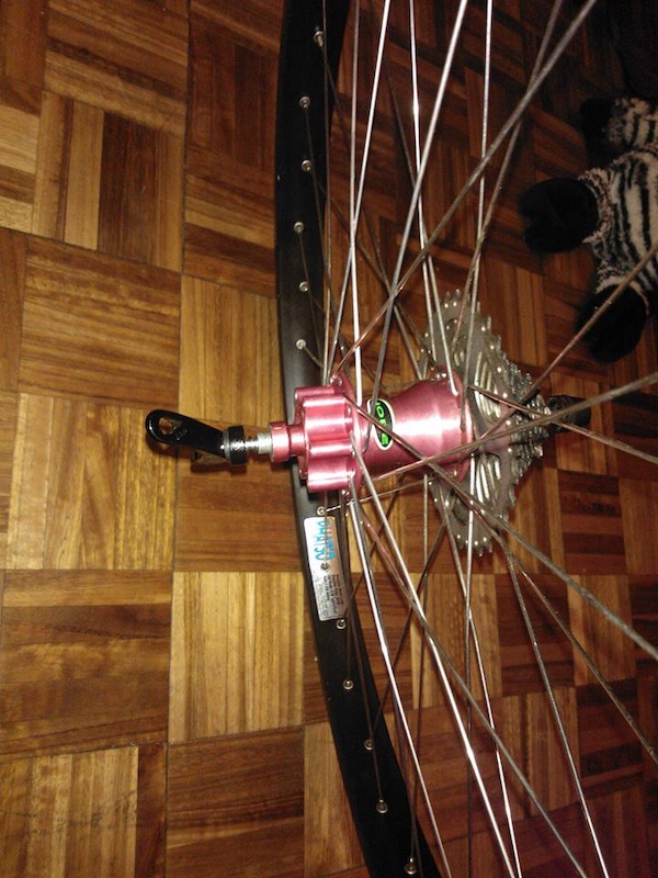 2013 hope bulb rear,goldtech draco front on x-lite phatso rims,in For Sale