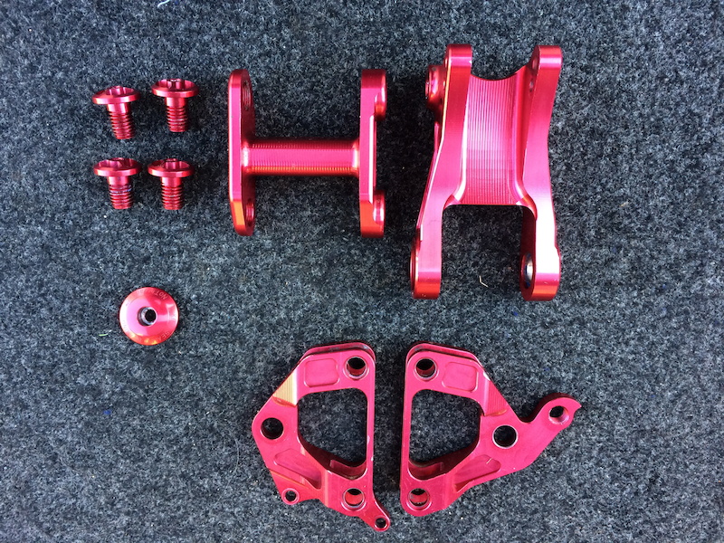 Intense UZZI Custom Red "bling Kit" ( Chris King / Hadley Re For Sale