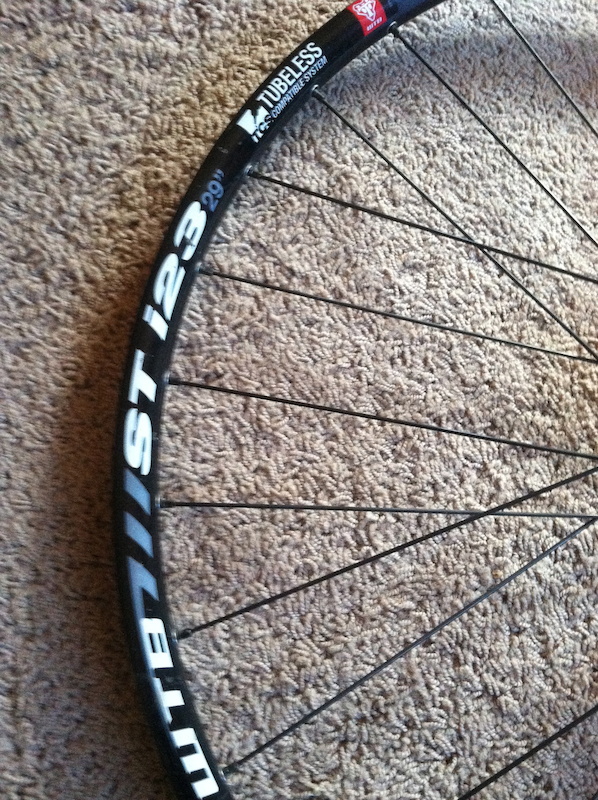 2013 WTB ST 29er I23 Tubeless wheels w/ Formula Hubs 15mm thru ax For Sale