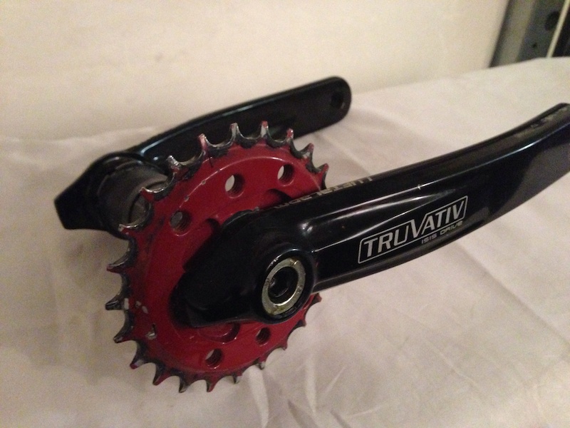 Truvativ luftalarm cranks with sprocket and isis splined bb For Sale