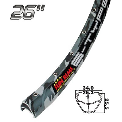 Sun S-Type Camo Rim, Rims 26″ (NEW-1 left!) For Sale