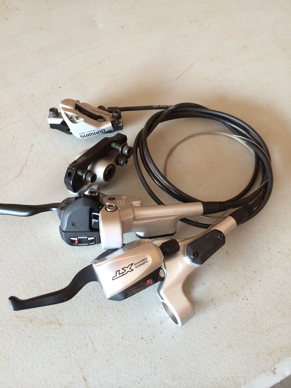 XT shifter/disc brake combo - F/R set For Sale