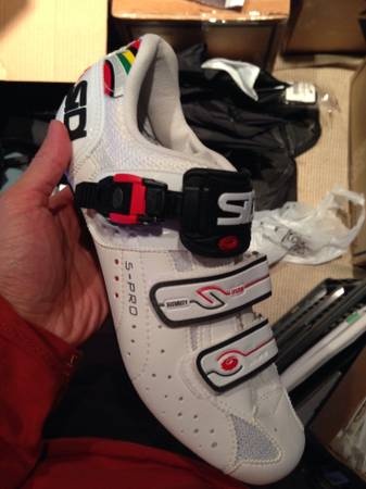 2012 Sidi Scarpe Genius 5 Pro - white cycling shoes For Sale