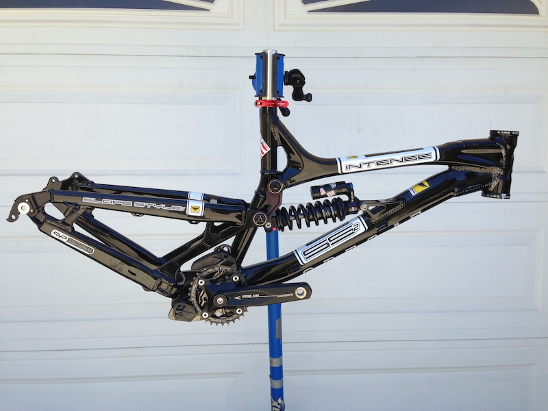 2011 Intense Slopestyle 2 with Rockshox Vivid RC2 (FRAMESET ONLY) For Sale