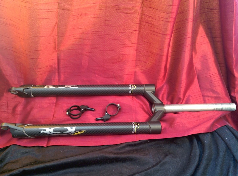 PACE RC31 Carbon Magnesium Rigid Forks 1 inch steerer RARE! For Sale