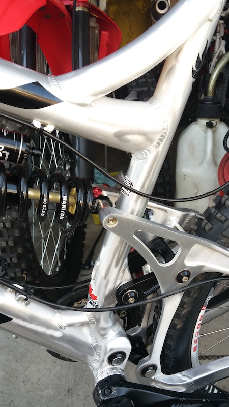 2014 Banshee Rune V.2, XL w/Fox RC4, raw/brushed finish, almost n For Sale