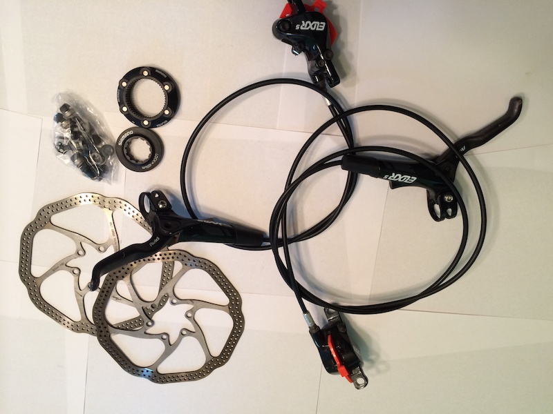 2013 Avid Elixir 5 Hydraulic Brake Set, 160mm rotors + bleed kit! For Sale