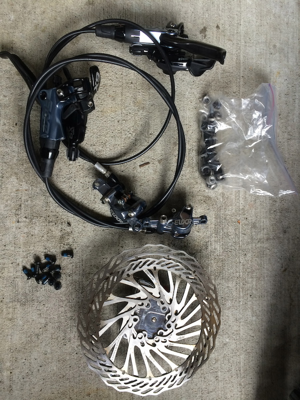 2013 new Avid Elixir 9 brakes with rotors and X9 shifters For Sale