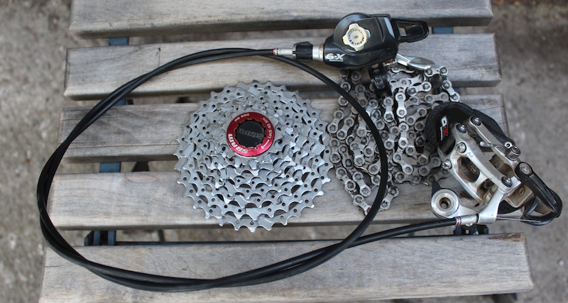 2006 -1450- Sram X0 X.0 Derailleur X9 Shifter Cassette Chain Rear For Sale