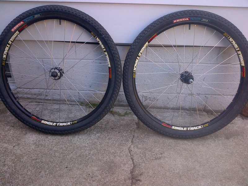 Sun Ringle single track DJ wheelset For Sale