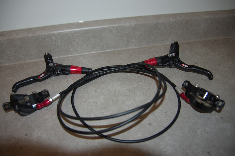 2010 Avid Elixir CR Brakeset CARBON LEVERS! *with rotors* For Sale