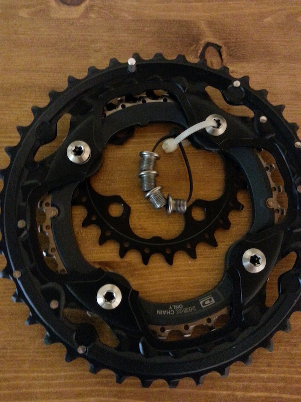 2012 Shimano SLX 10 Speed Chain Ring Set For Sale