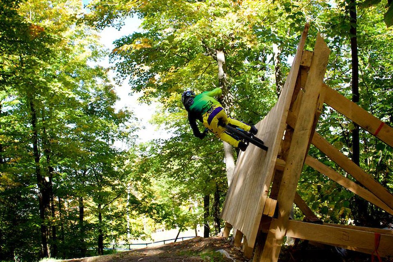 Bike Park Mountain Biking Trail - Bromont, Quebec