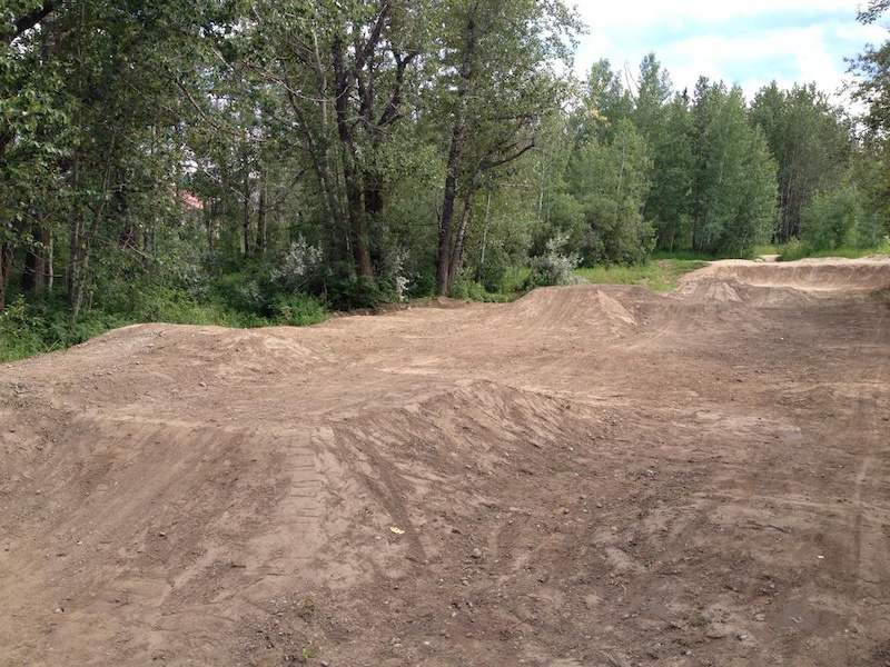 Mini Bike Park Mountain Biking Trail - Hinton, Alberta