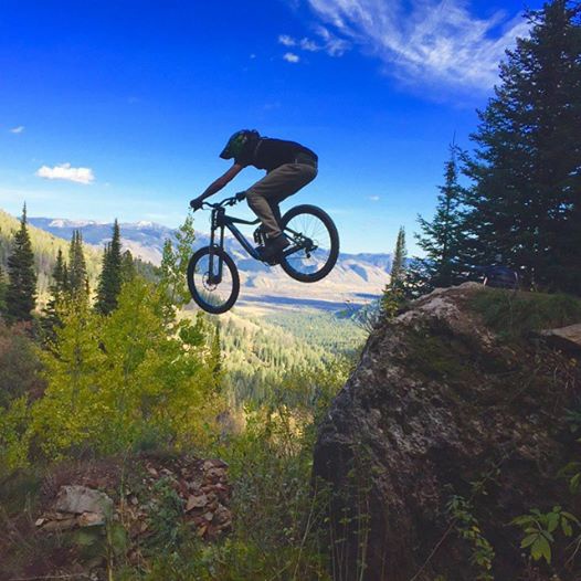 Fuzzy Bunny Mountain Biking Trail - Wilson, Wyoming