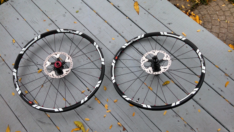 Shimano Deore XT M776 wheelset with icetech rotors For Sale