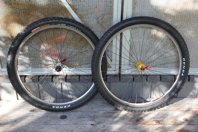 Handbuilt Custom XC Wheelset Rim Brake QR axles For Sale