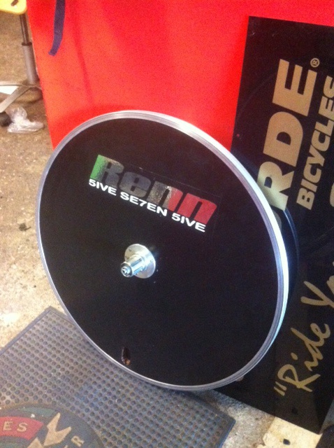 Renn 575 Disc wheel. Clincher For Sale