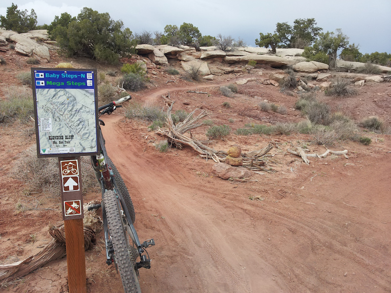 Mega Steps Mountain Biking Trail - Moab, Utah