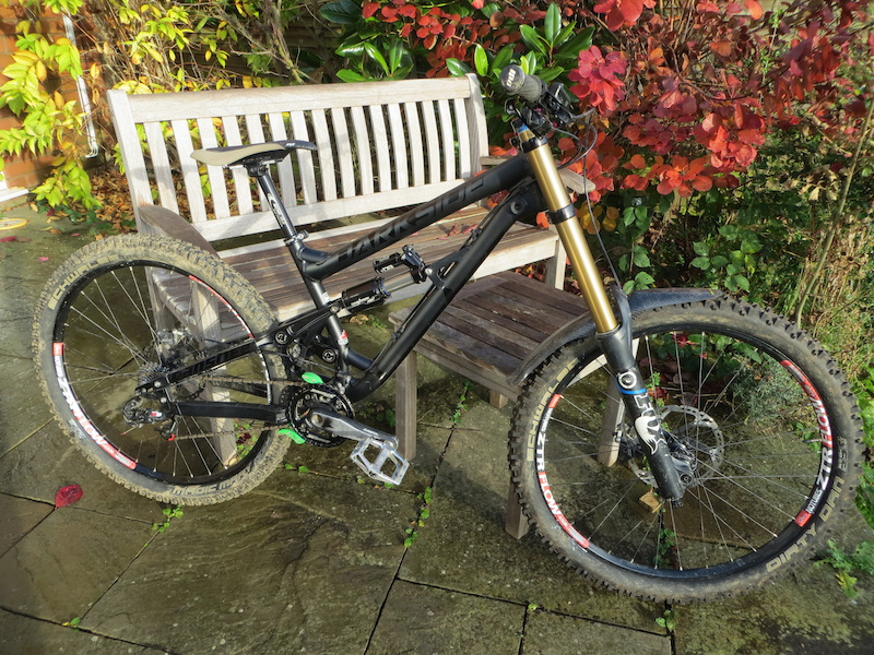 2015 Banshee Darkside DH Bike in Black 3 Rides Old CCDB Air CS Fo For Sale