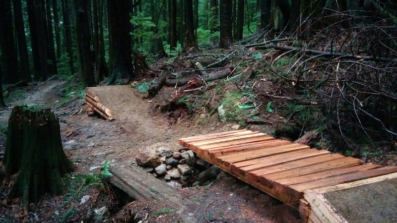 Pingu Mountain Biking Trail - North Vancouver, BC