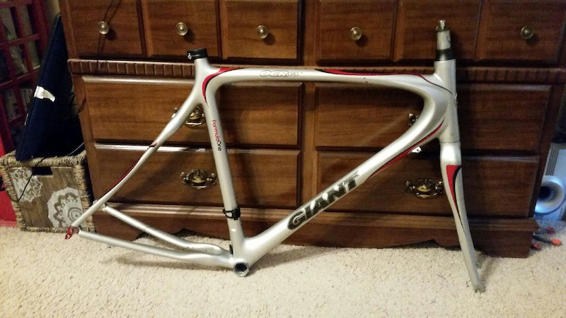 2006 Giant OCR C3 Carbon Fiber Road Bike Frame and Fork (size 54, For Sale