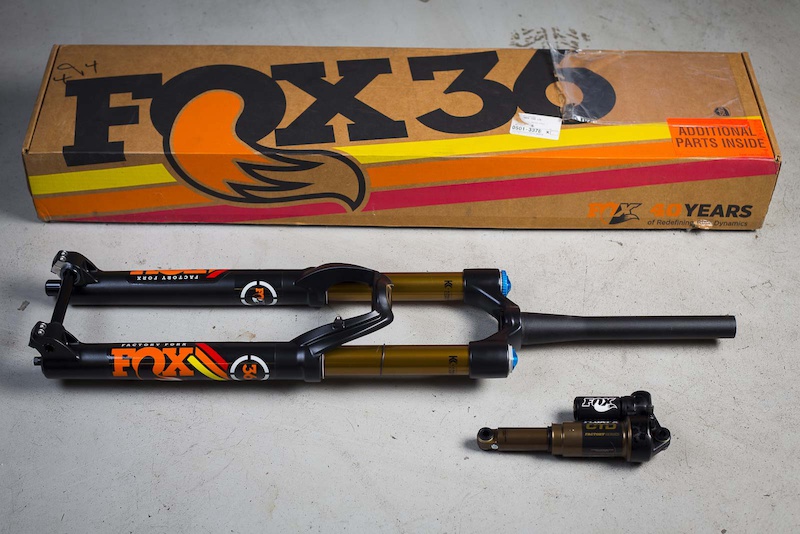 2015 Fox Float 36 fork and Float X CTD shock w Kashima coating For Sale