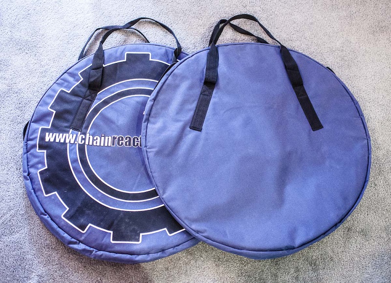Padded wheel bags (set of two) For Sale