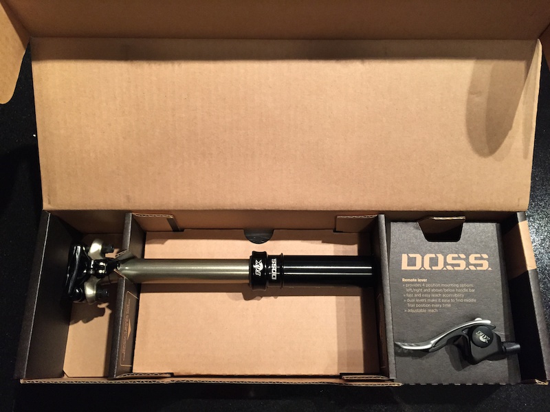 2014 Fox D.O.S.S. (DOSS) 5" Seatpost 31.6mm For Sale