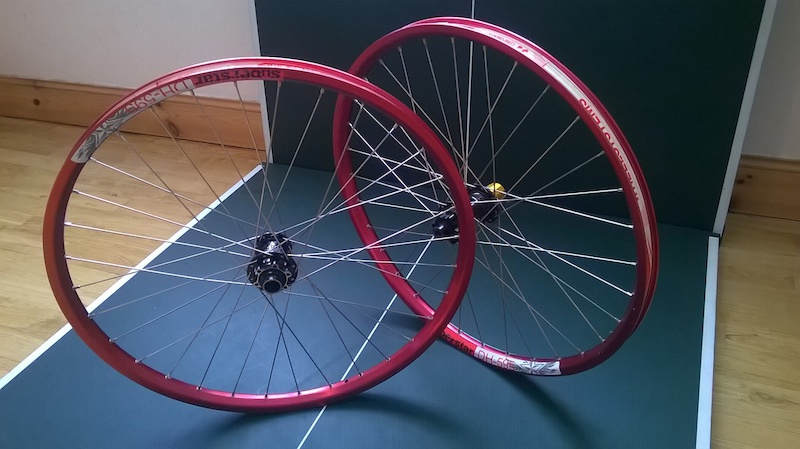 2014 Superstar Trizoid Dh 595 wheelset. 20mm/ 150 by12mm For Sale