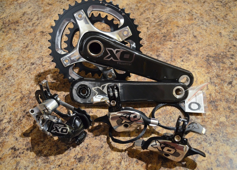 2013 NEW/USED Sram XO Crankset, Type 2 RD, Shifters For Sale