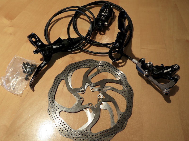 2014 Avid Elixir 9 Trail Disc Brake Set F&R with 185 mm Rotor For Sale