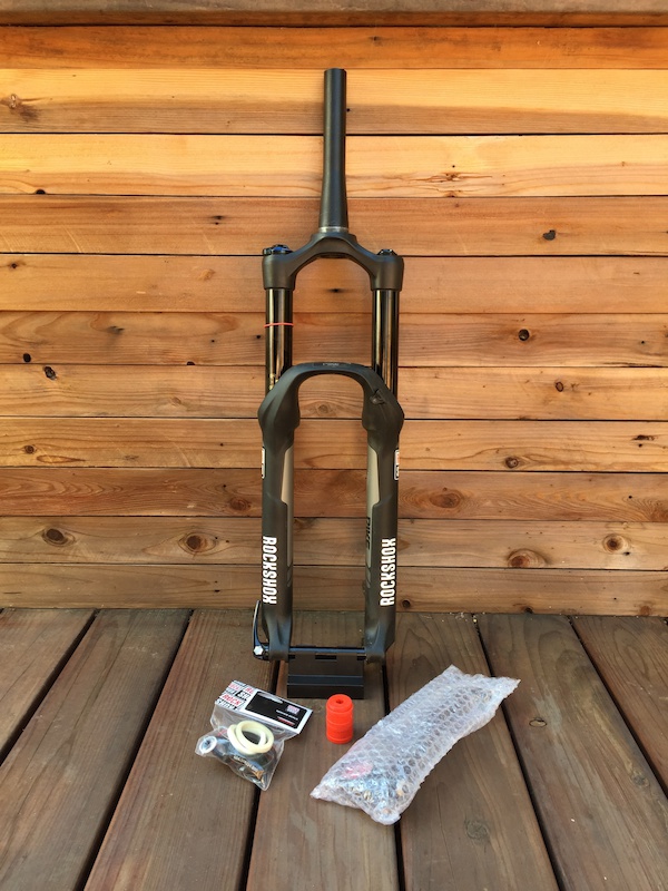 2014 RockShox Pike RCT3 Solo 150mm w/ Seal Kit, Tokens, Pump For Sale