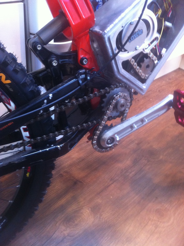 Custom Electric DH/freeride bike 40 MPH+, commencal frame (f For Sale