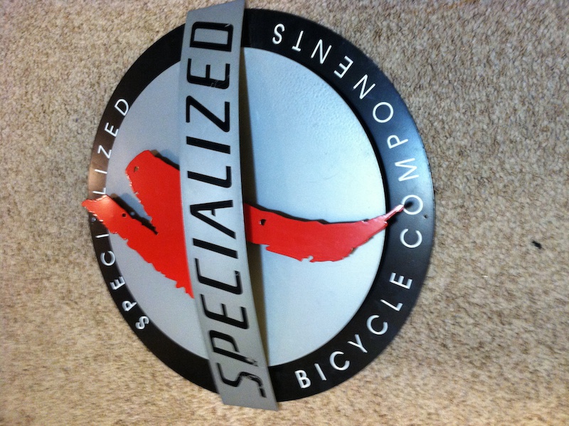 Specialized bike sign For Sale