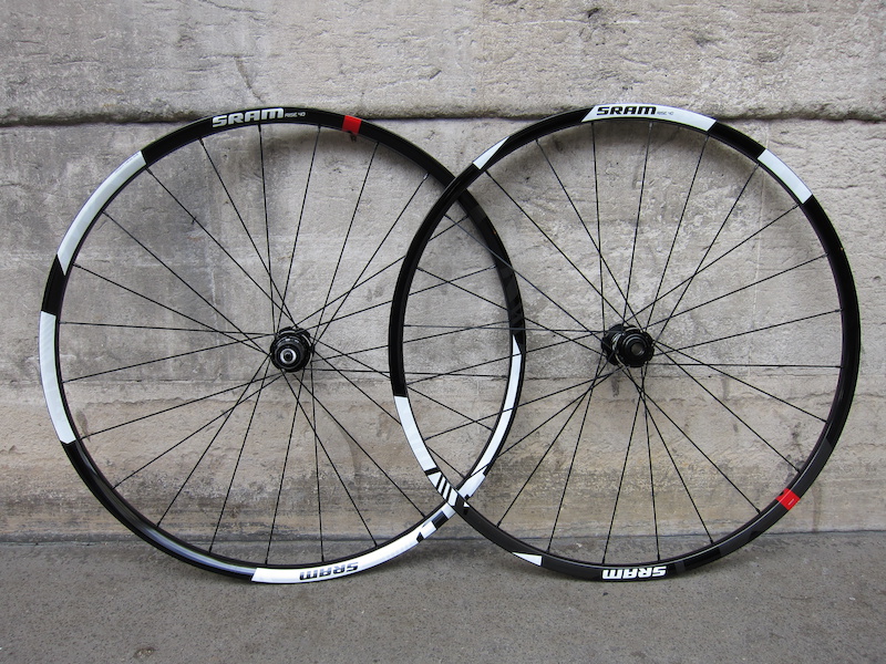2014 SRAM Rise 40 MTB 29er 29 tubeless wheelset 15mm fr/QR rear For Sale