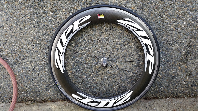 2010 Zipp 808 Clincher front wheel For Sale