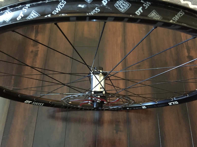 DT Swiss E1700 Spline Two 27.5 Front Wheel 20mm 6-Bolt Disc For Sale