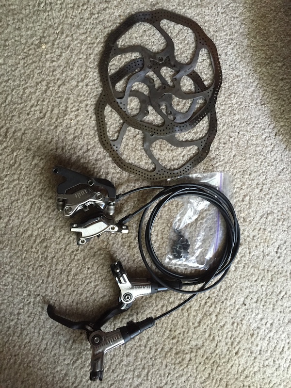 2014 Avid code brake set complete 200mm rotors For Sale