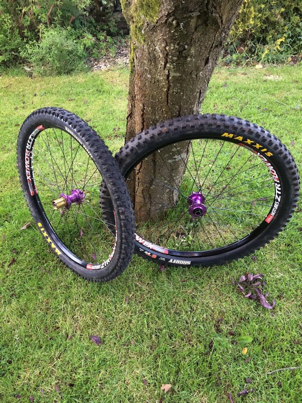 2015 Stans ztr flow ex on hope pro 2 purple For Sale
