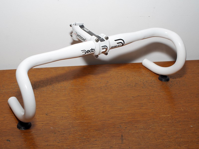 2014 Deda RHM-01 handlebar + Zero 1 stem WHITE For Sale