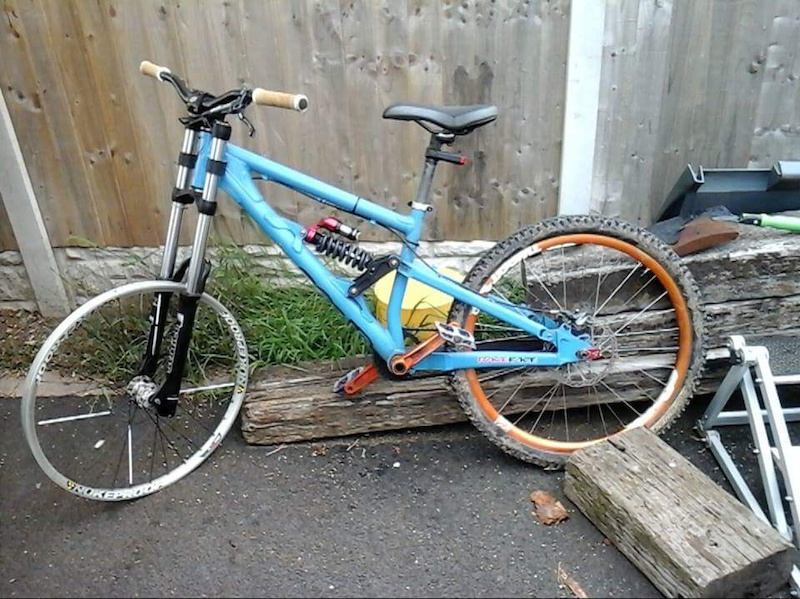 Solid Flair Slopestyle-Freeride. single speed full sus For Sale