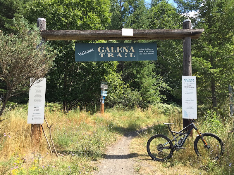 Galena Trail Mountain Biking Trail - New Denver, BC