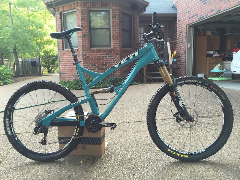 2014 Yeti SB75 Enduro Build XL Turquoise For Sale