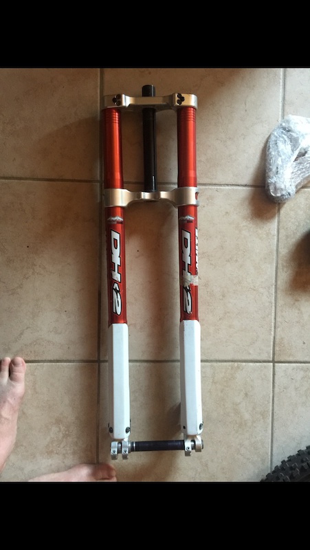 White brothers DH-2 red downhill fork For Sale