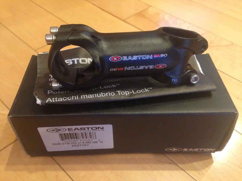 2014 Easton EA90 Alloy Stem 80mm 10D - Brand New For Sale